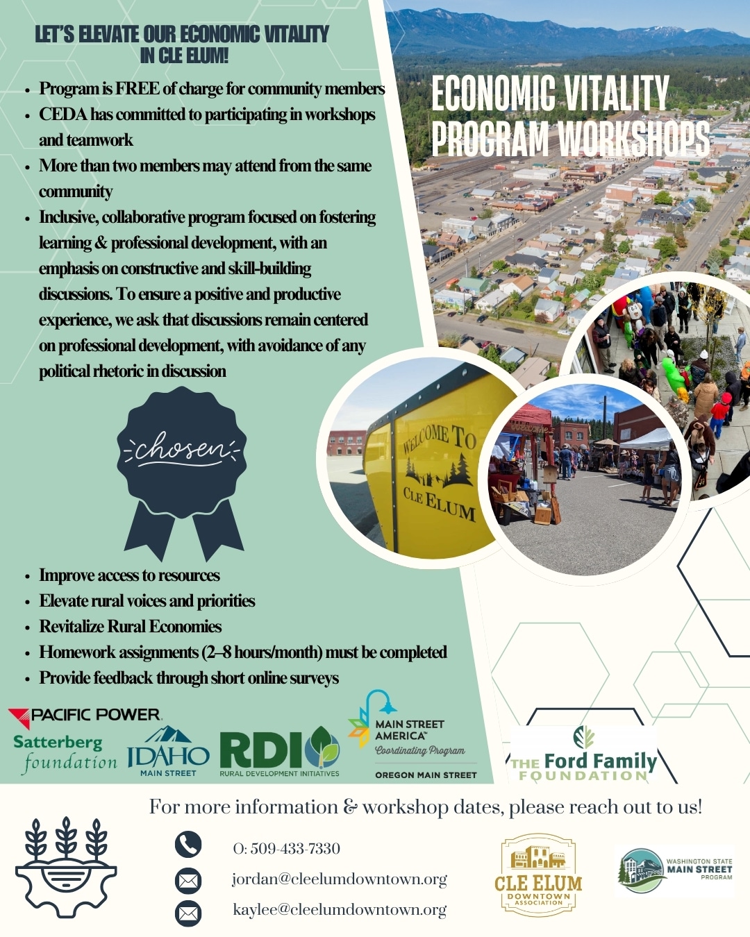 Economic Vitality Program | Cle Elum Downtown Association